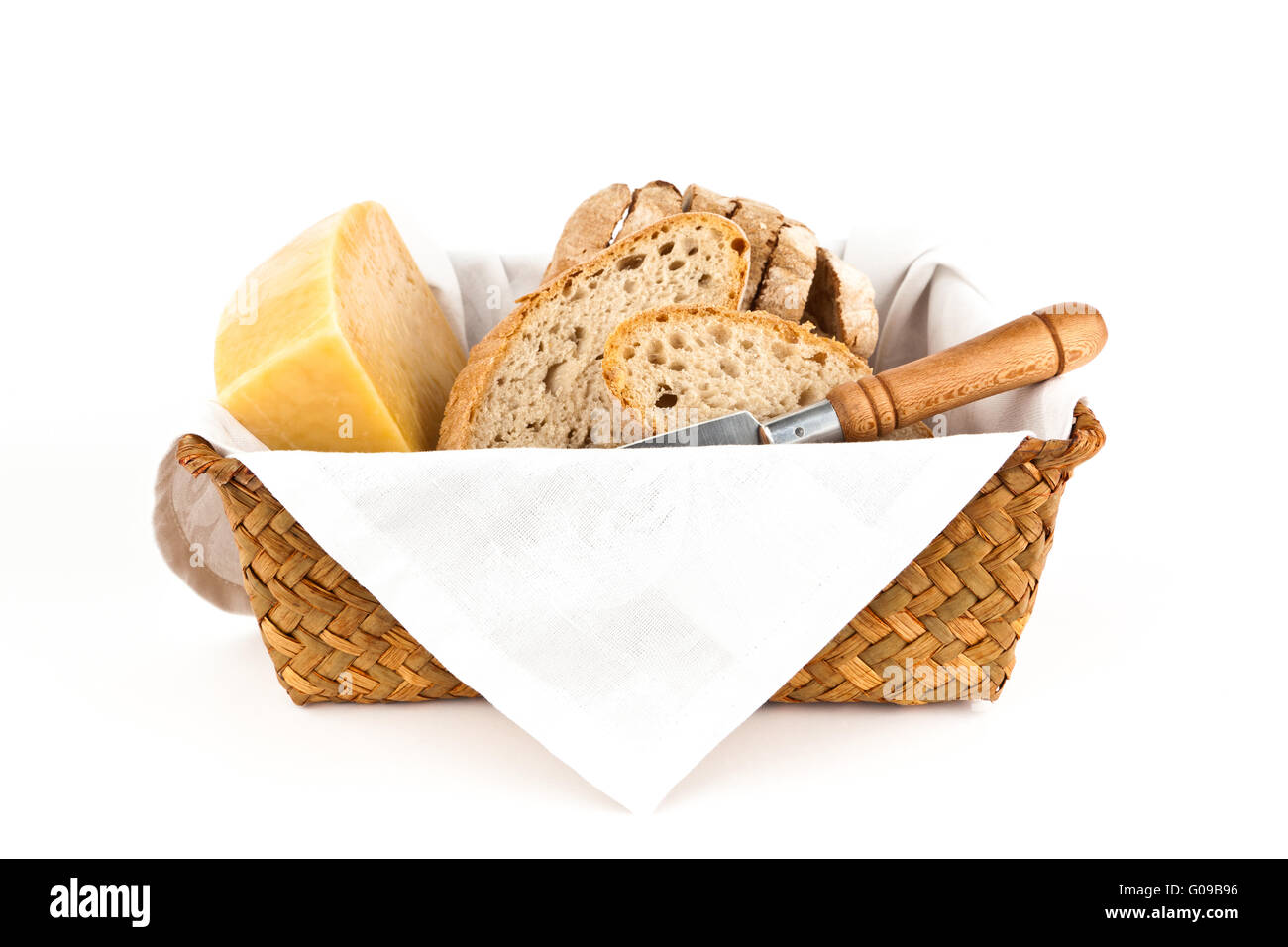 Traditional bread and cheese Stock Photo - Alamy