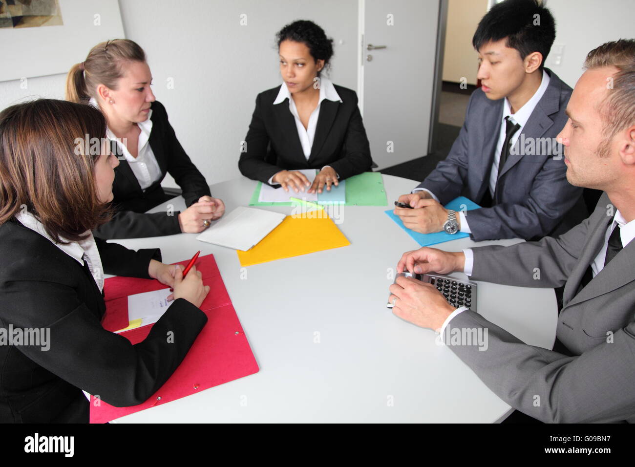 Business People Working Serious