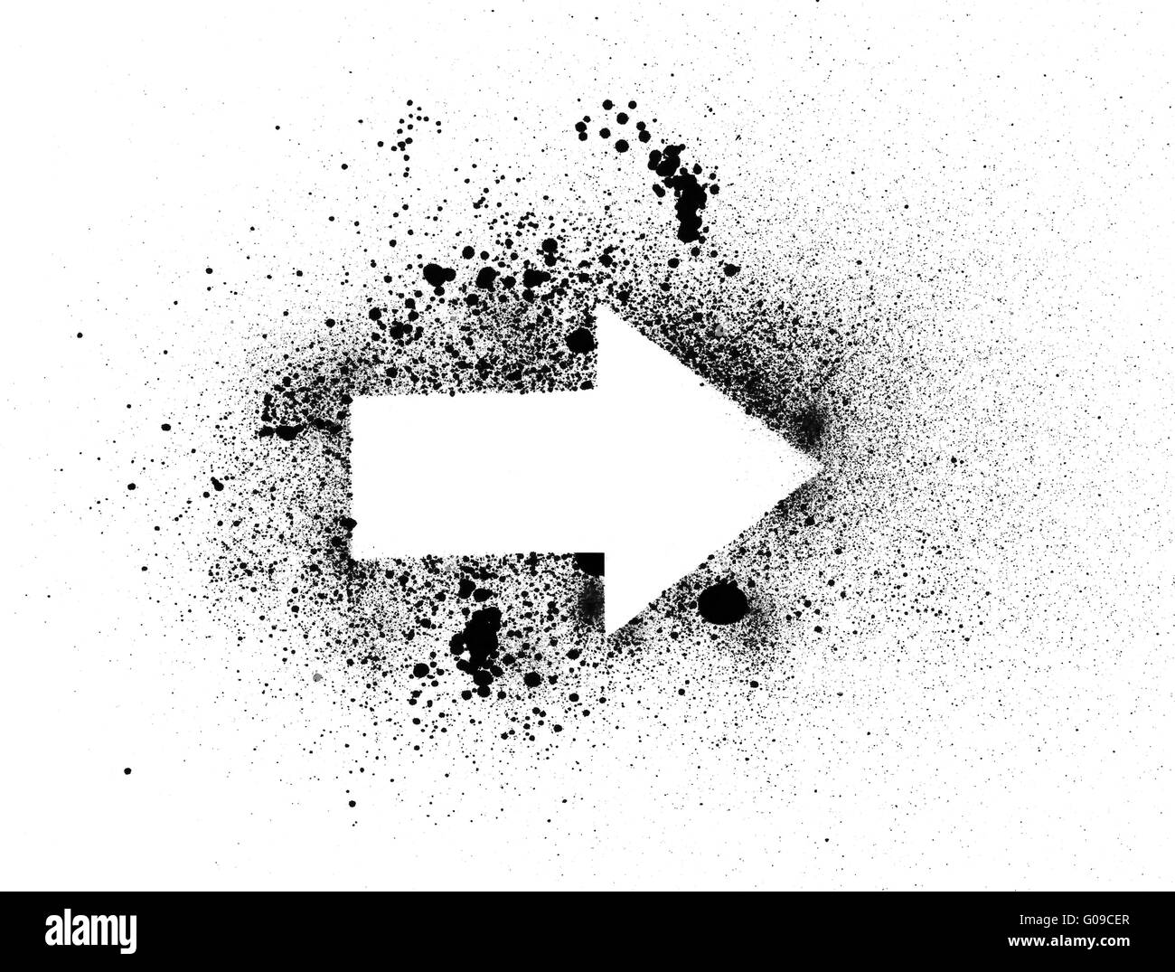 Arrow frame Black and White Stock Photos & Images - Alamy