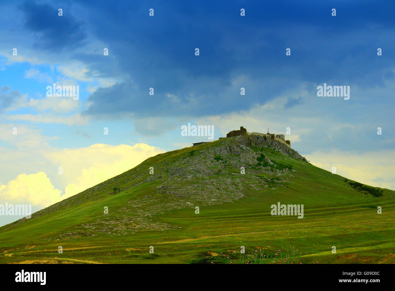 The Enisala Fortress Stock Photo - Alamy