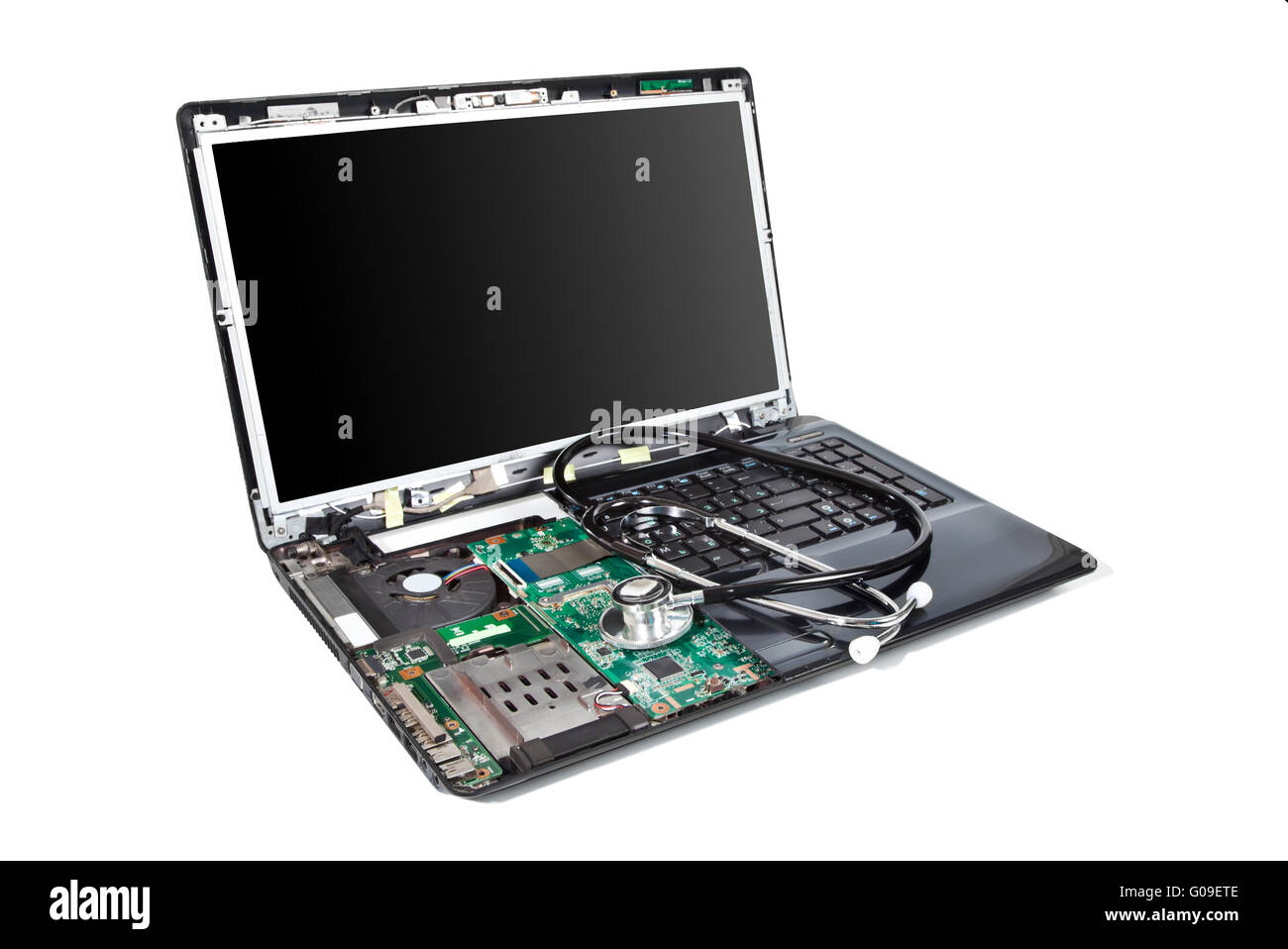 Computer motherboard stethoscope Cut Out Stock Images & Pictures - Alamy