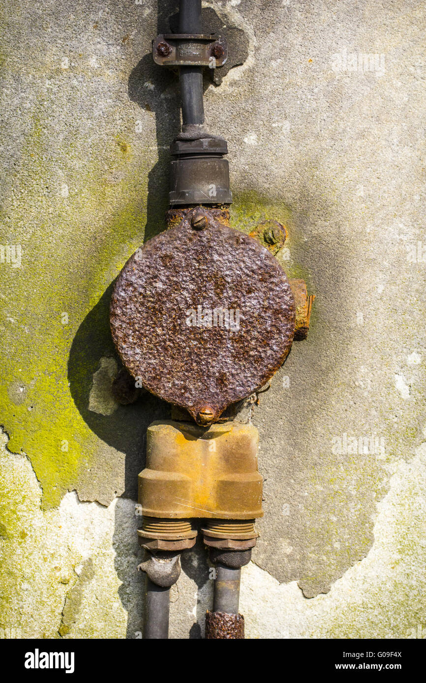 Exterior wall plug socket hi-res stock photography and images - Alamy