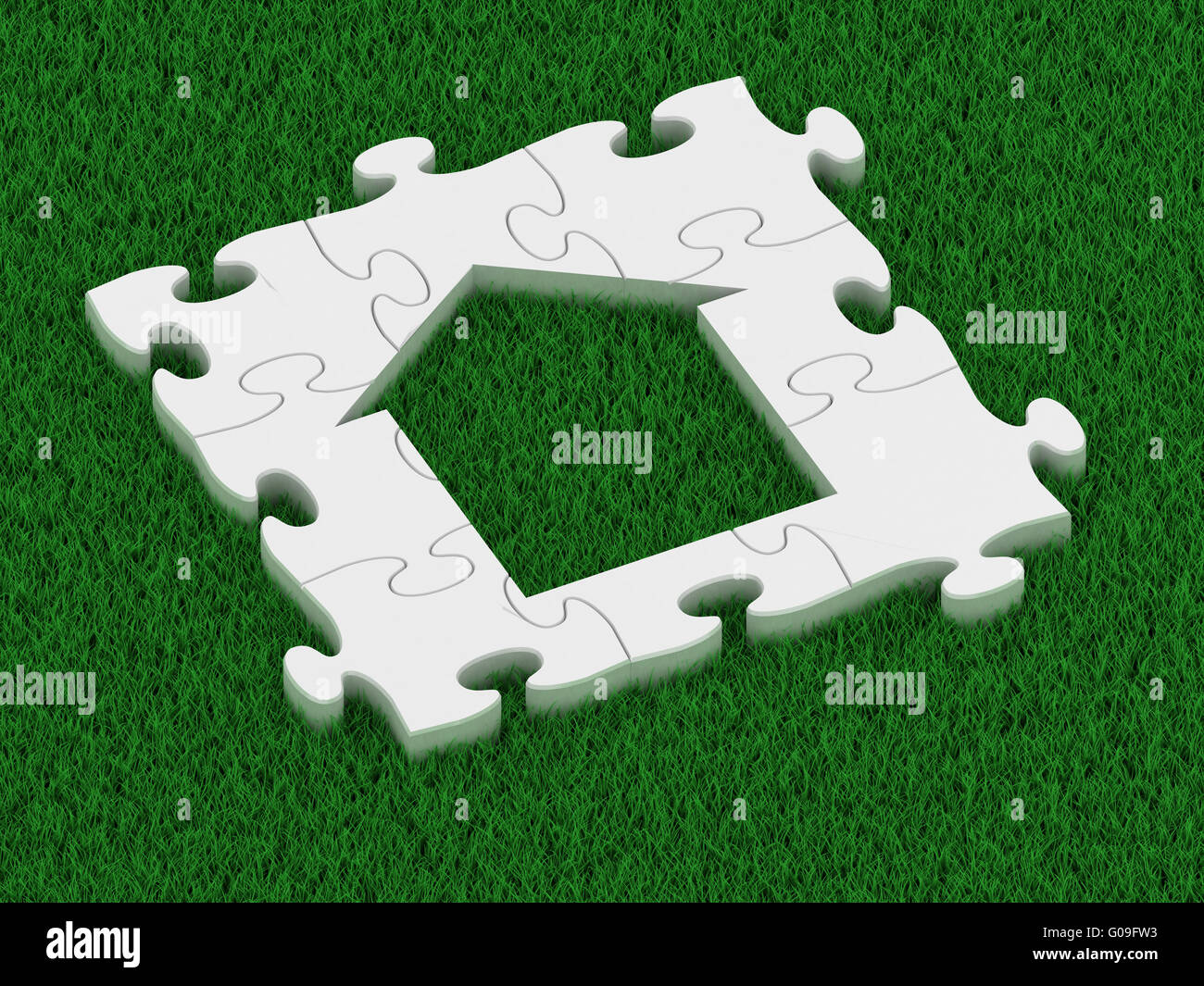 House plan puzzle hi-res stock photography and images - Alamy