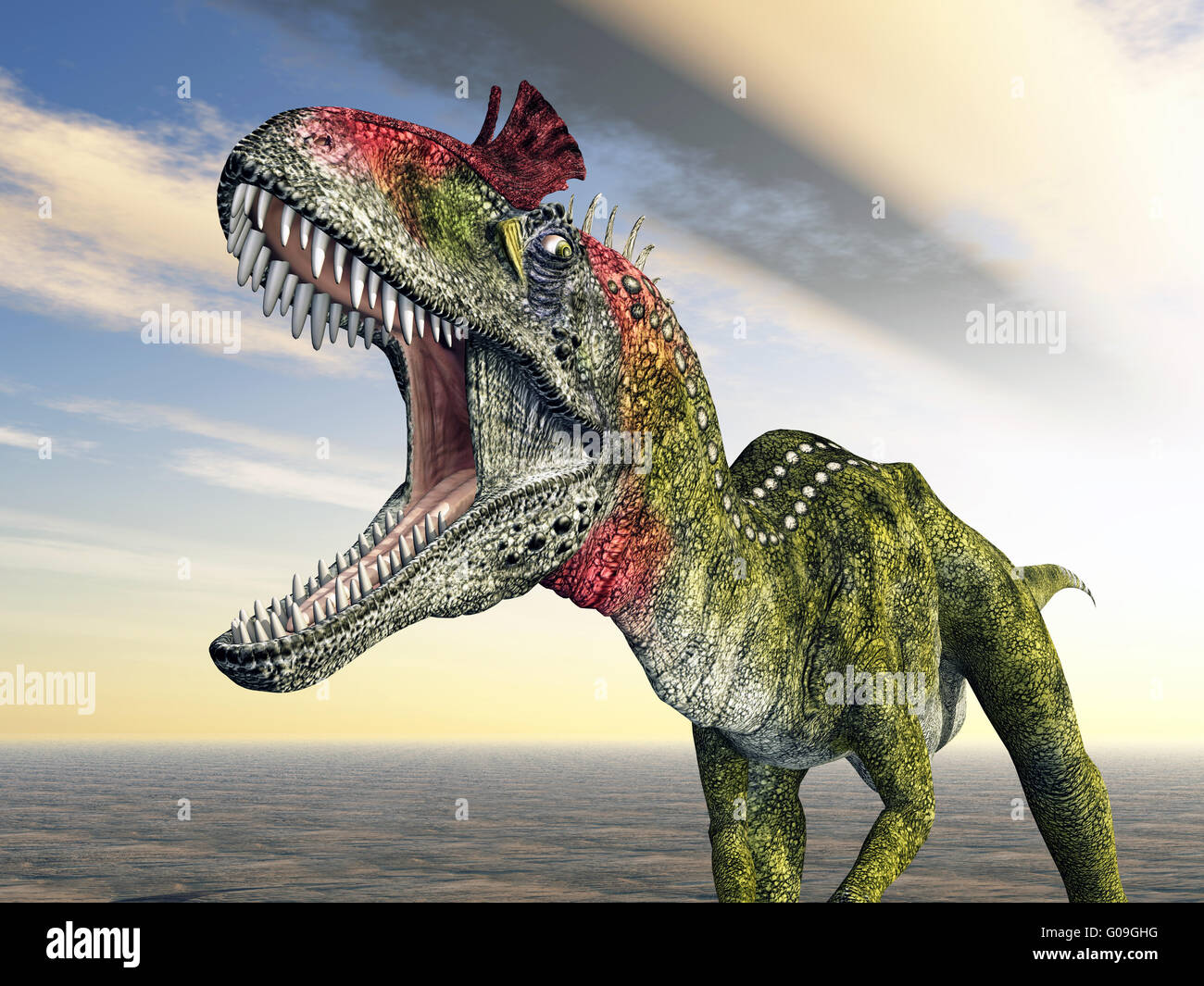 Dinosaur cryolophosaurus hi-res stock photography and images - Alamy