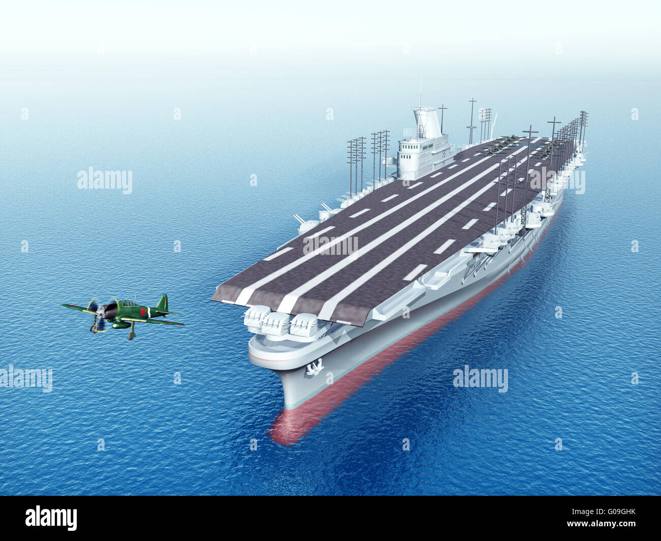 Japanese aircraft carrier hi-res stock photography and images - Alamy