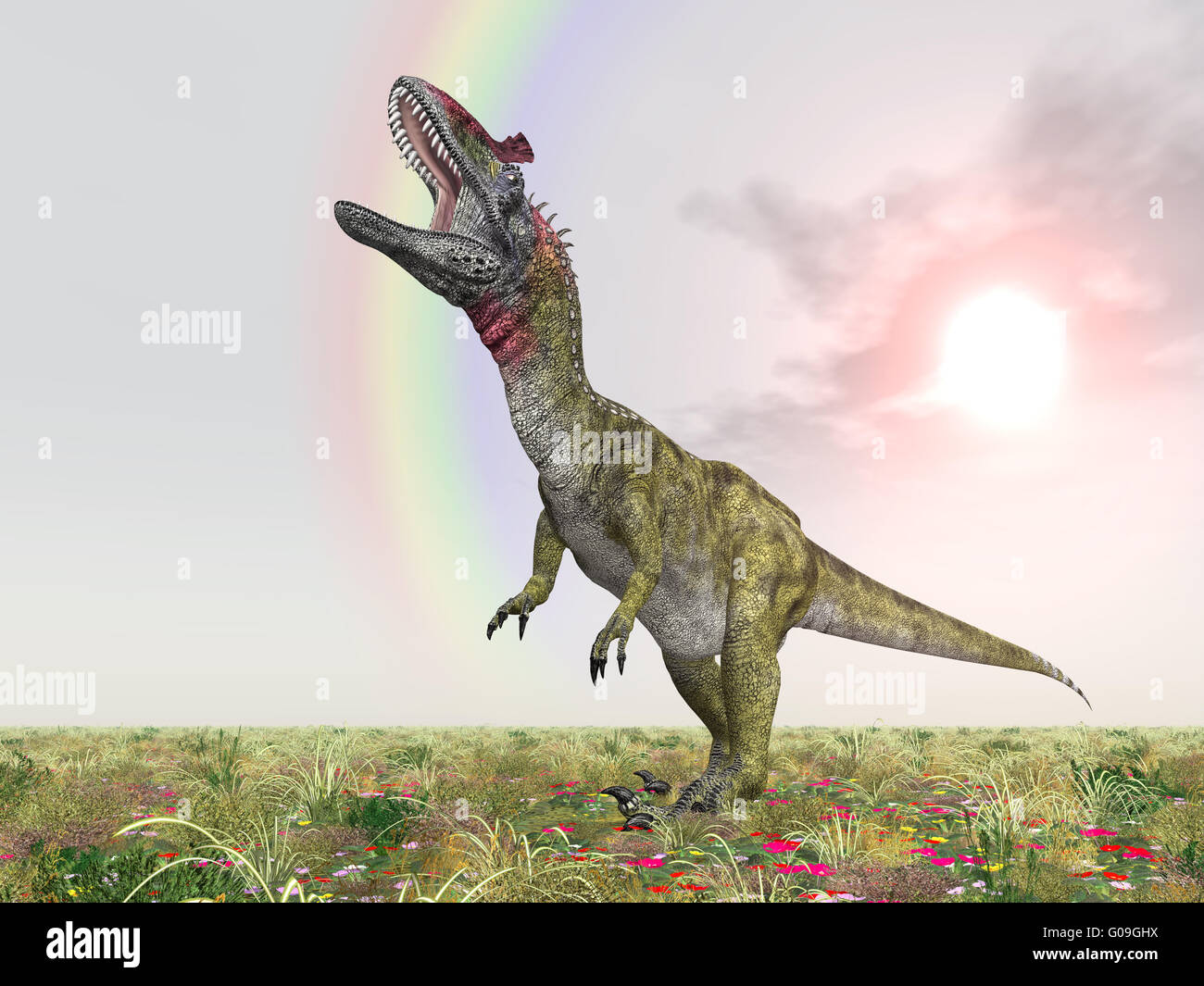 Dinosaurs predators prey hi-res stock photography and images - Alamy