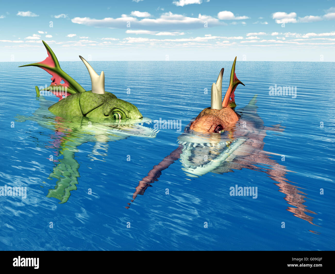 Fantasy sea creatures hi-res stock photography and images - Alamy