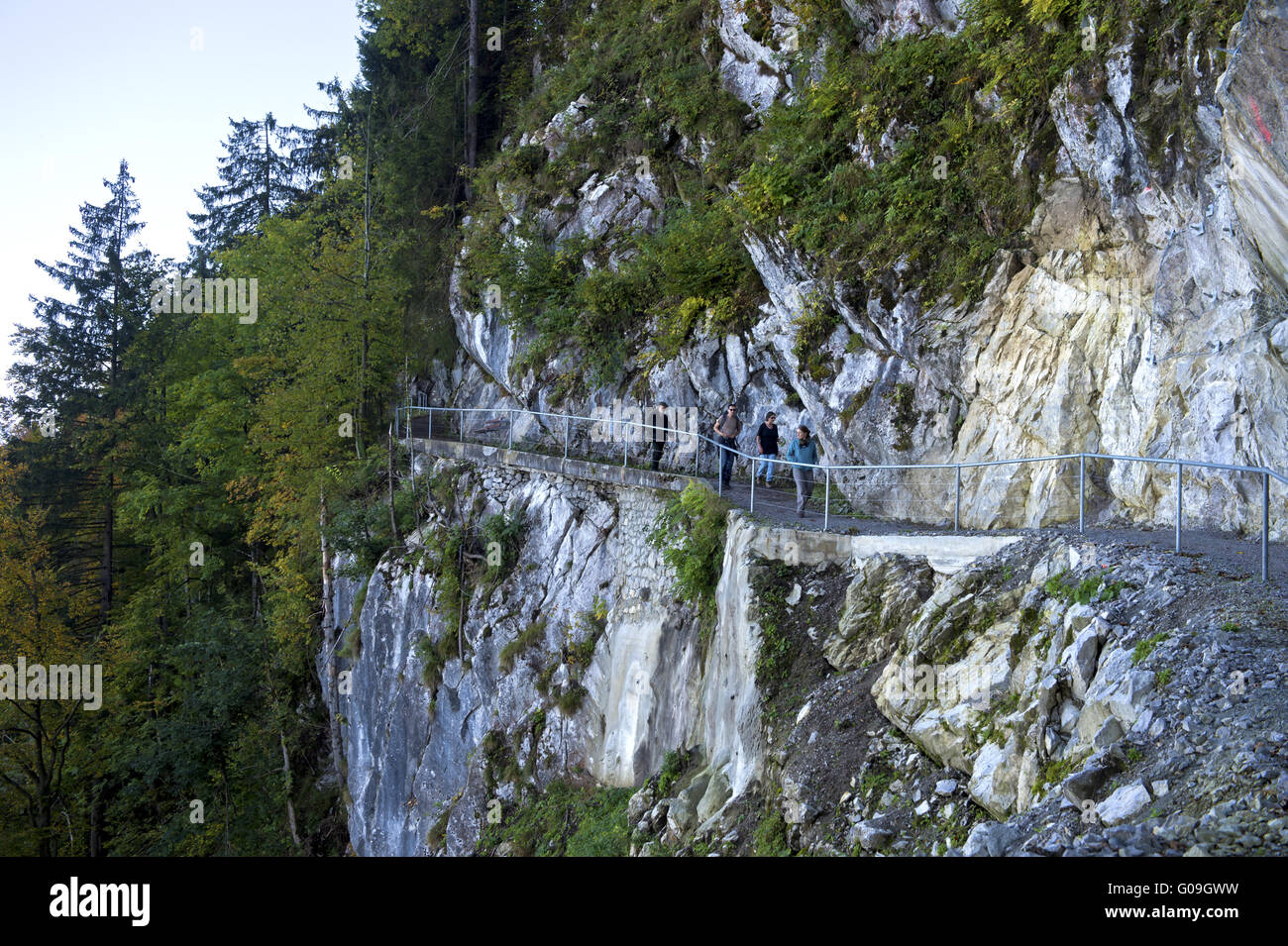 Burgenstock switzerland cliff path hi-res stock photography and images ...