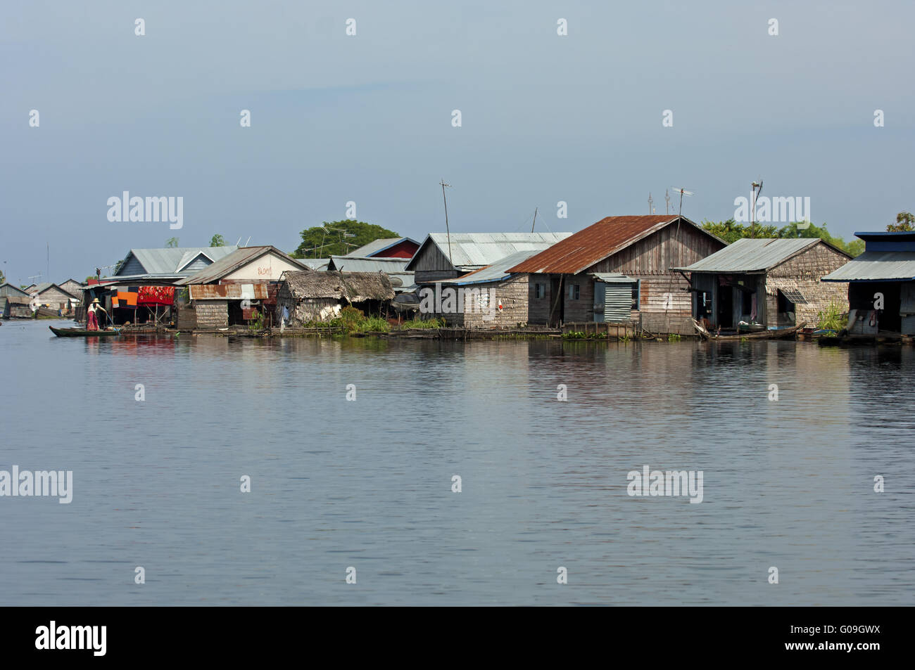 floating village on the Tonle Sap lake, Cambodia Stock Photo - Alamy