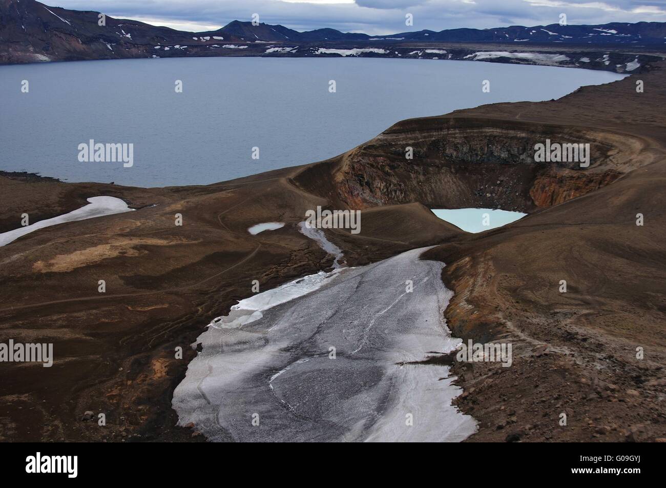 Volcano area Askja, Iceland Stock Photo - Alamy