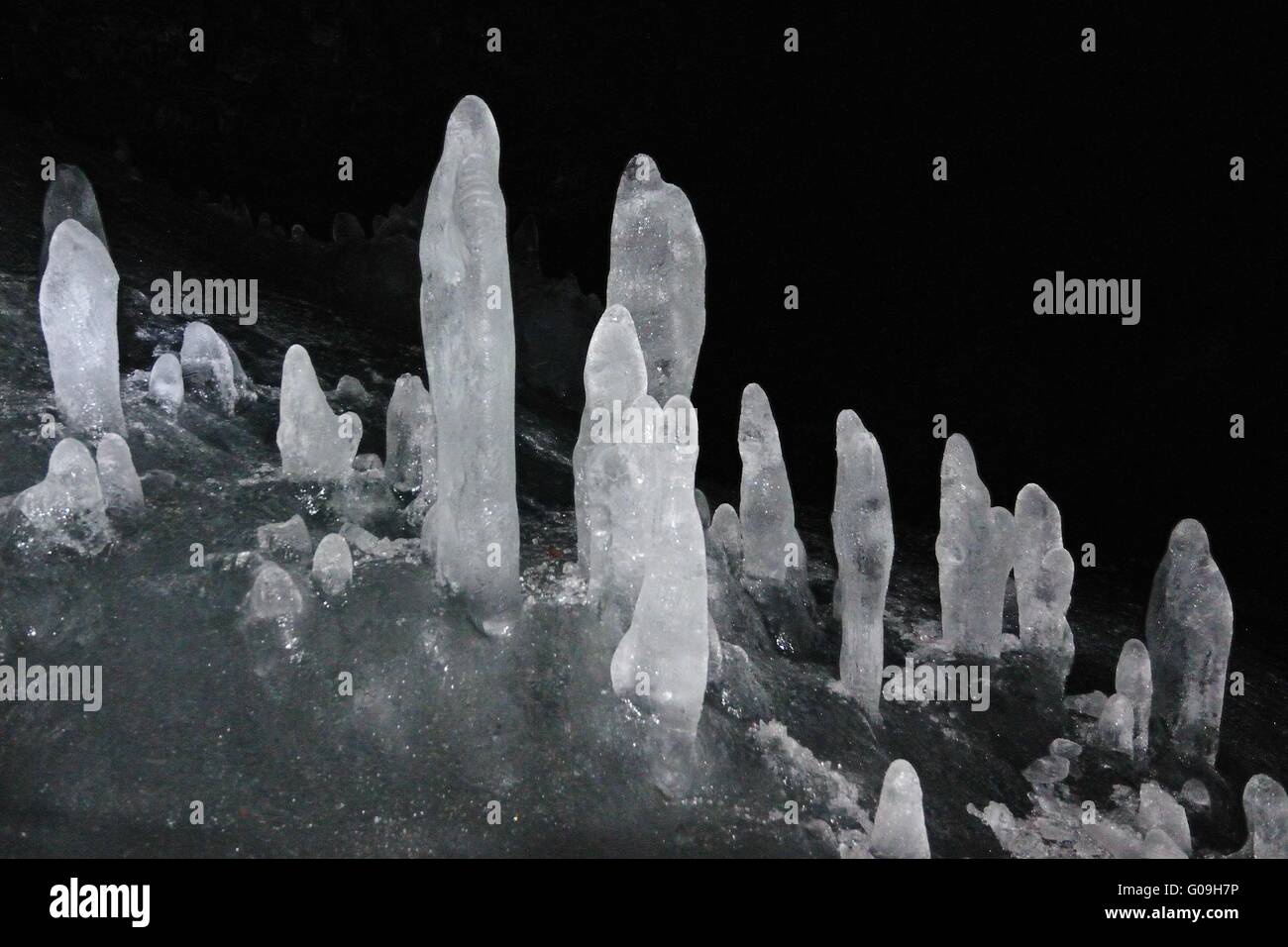 Ice cave Lofthellir, Myvatn, Iceland Stock Photo - Alamy