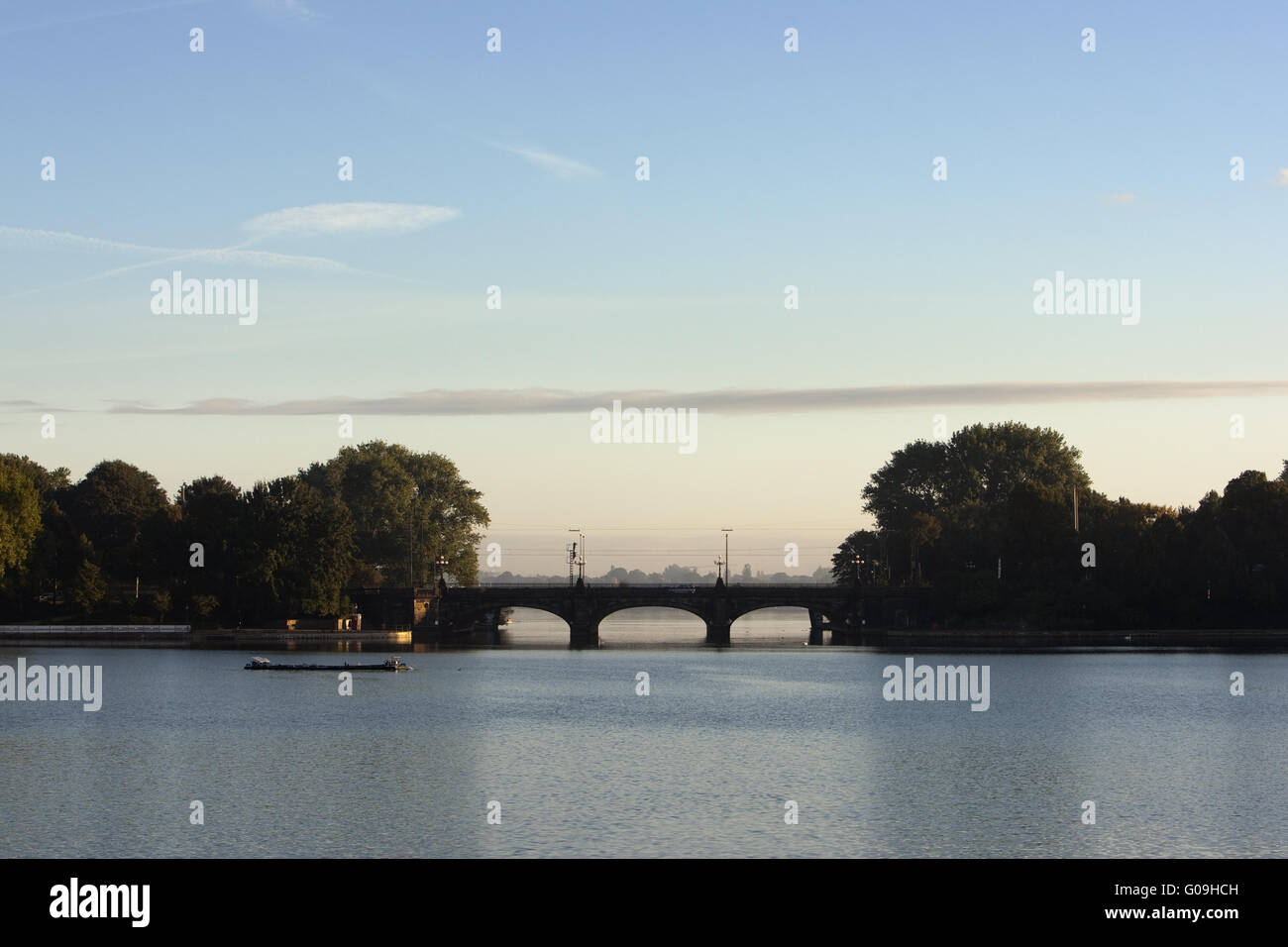 The Inner Alster Hamburg Stock Photo - Alamy