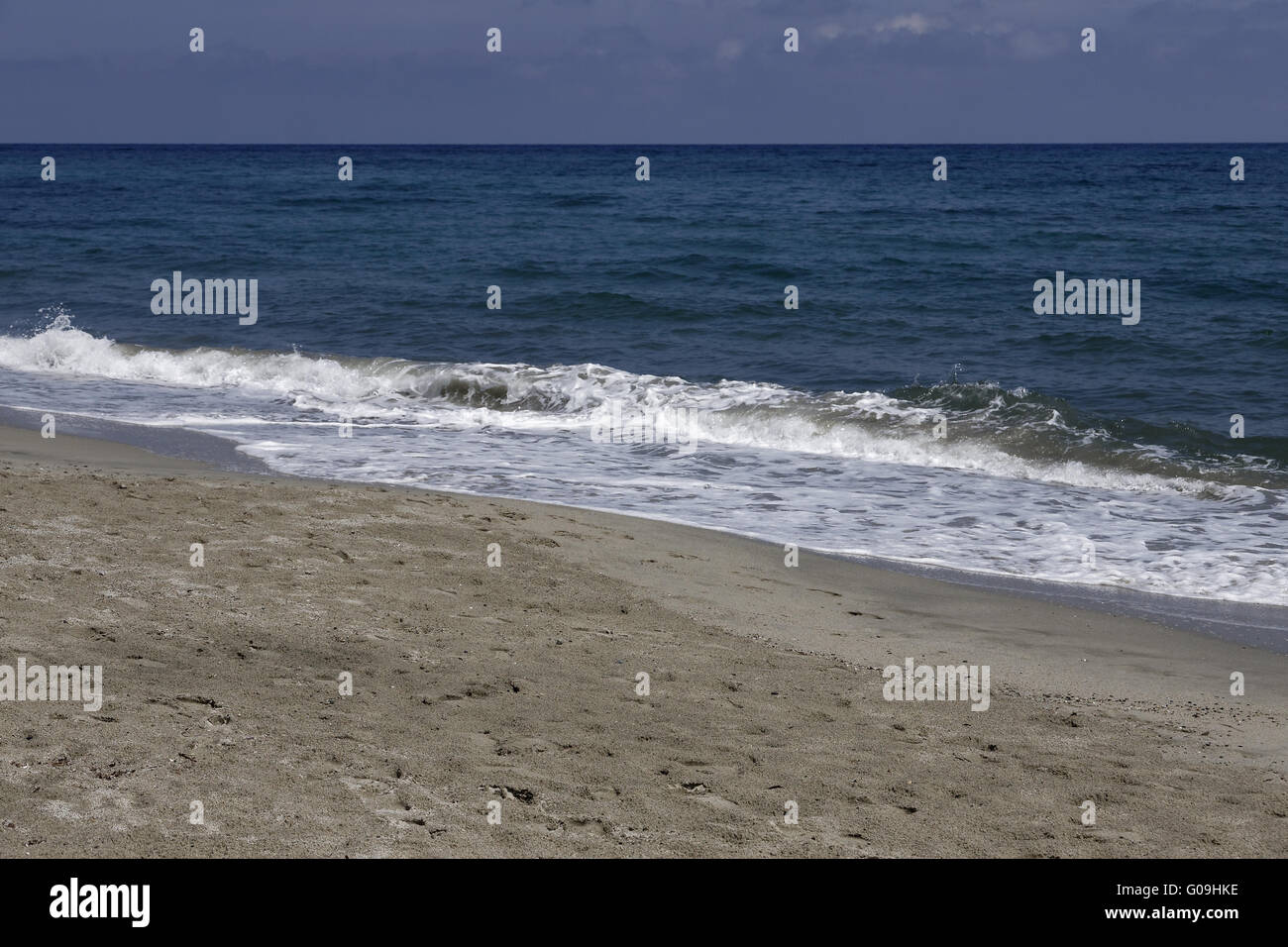 Ghisonaccia, on the beach, Eastern Corsica, France Stock Photo - Alamy