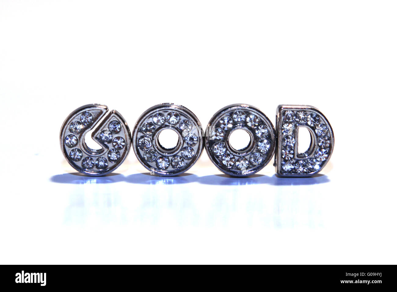 Word GOOD isolated on white background Stock Photo - Alamy