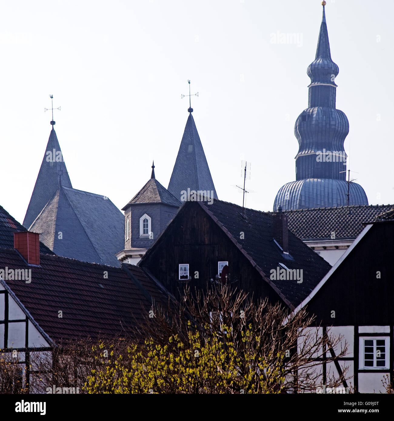 City view of the Old town Lippstadt in Germany Stock Photo - Alamy
