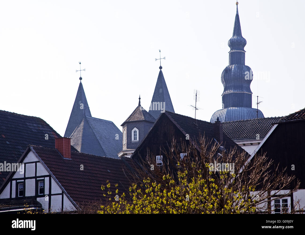 City view of the Old town Lippstadt in Germany Stock Photo - Alamy