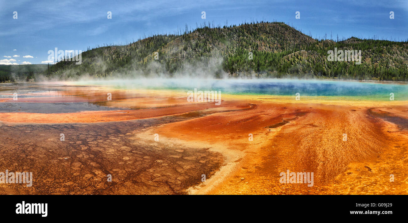 Grand Prismatic Spring Stock Photo - Alamy