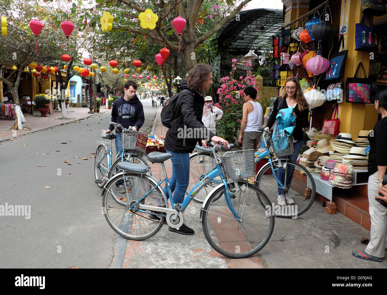 HOIAN, VIET NAM, Group of people travel Hoi an old town, country ...