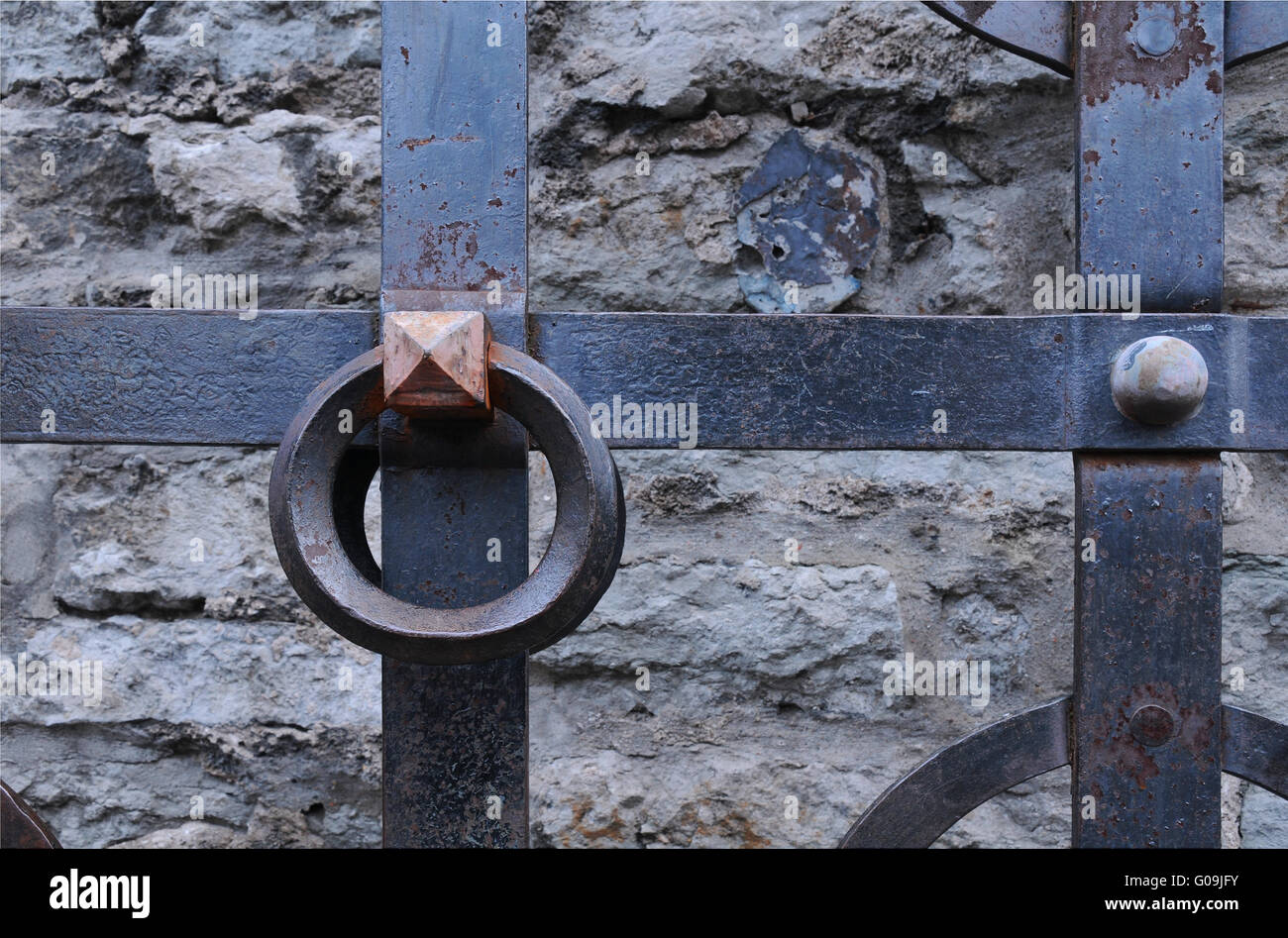Part of Medieval Gate Stock Photo - Alamy