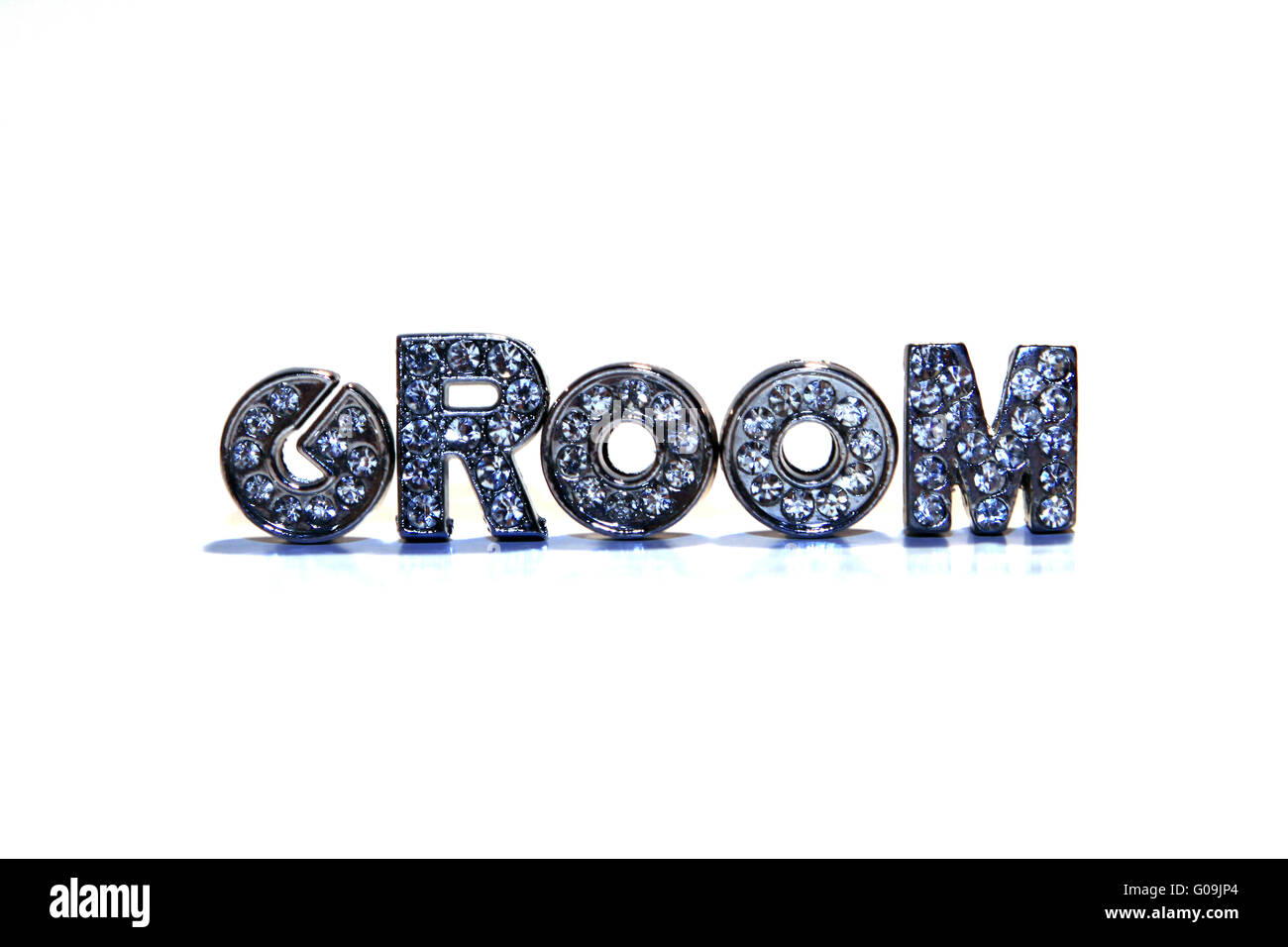 Word GROOM isolated on white background Stock Photo - Alamy