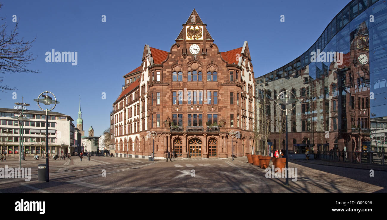 Old town house on Peace Square, Dortmund, Germany Stock Photo - Alamy