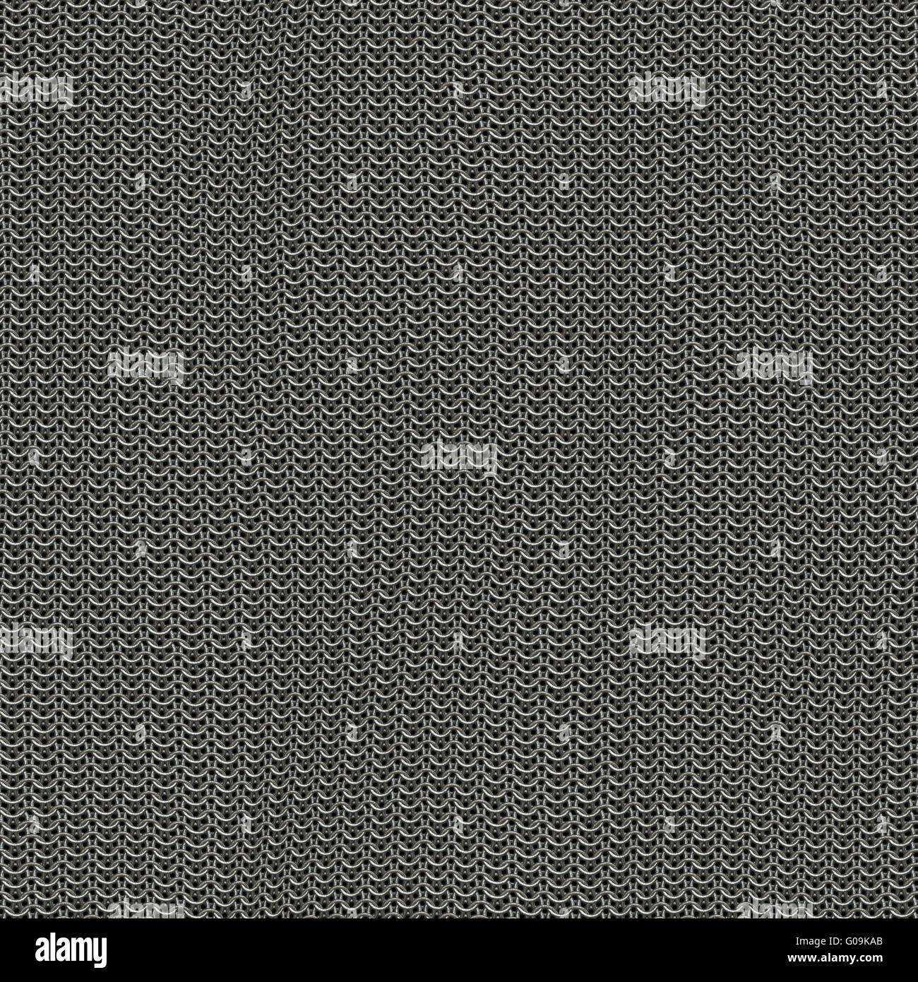 Seamless computer generated metal chain mail texture not damaged Stock ...