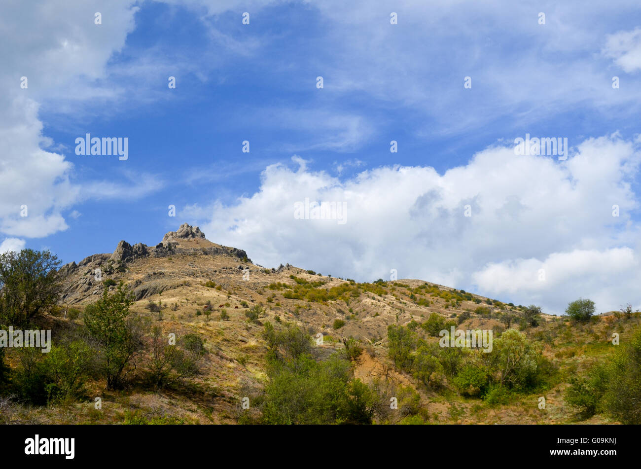 Bottom of the mountain Stock Photo - Alamy