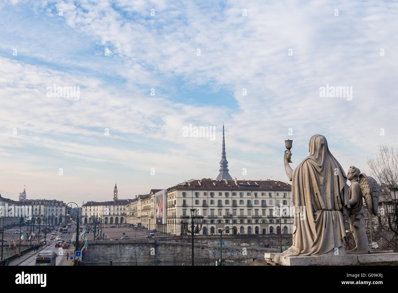 Faith Statue with the Holy Graal - located in front of Gran Madre ...