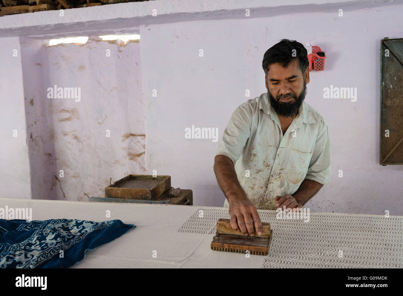 Indian block printing hi-res stock photography and images - Alamy