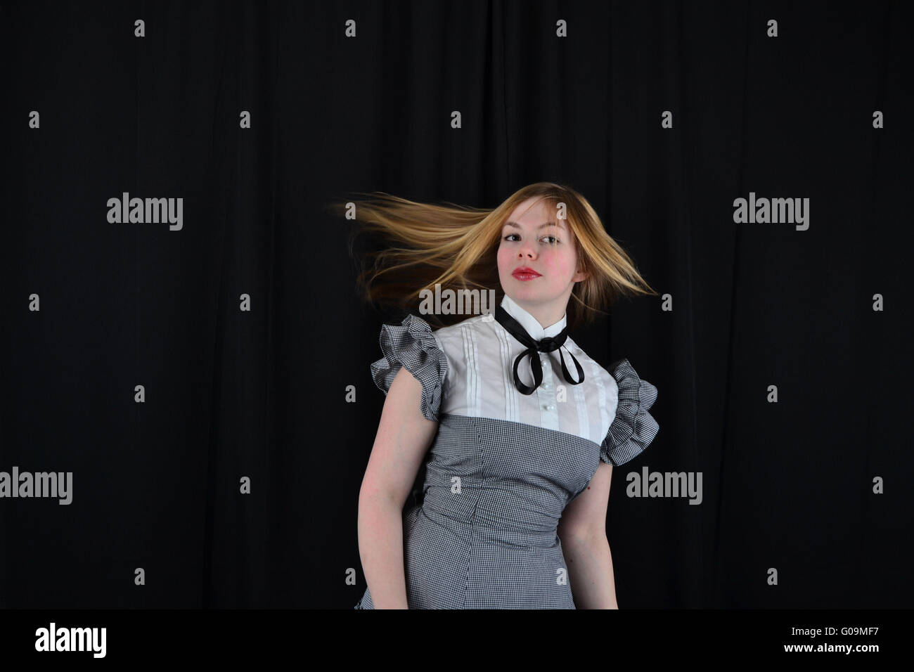 Flying dance woman hi-res stock photography and images - Alamy