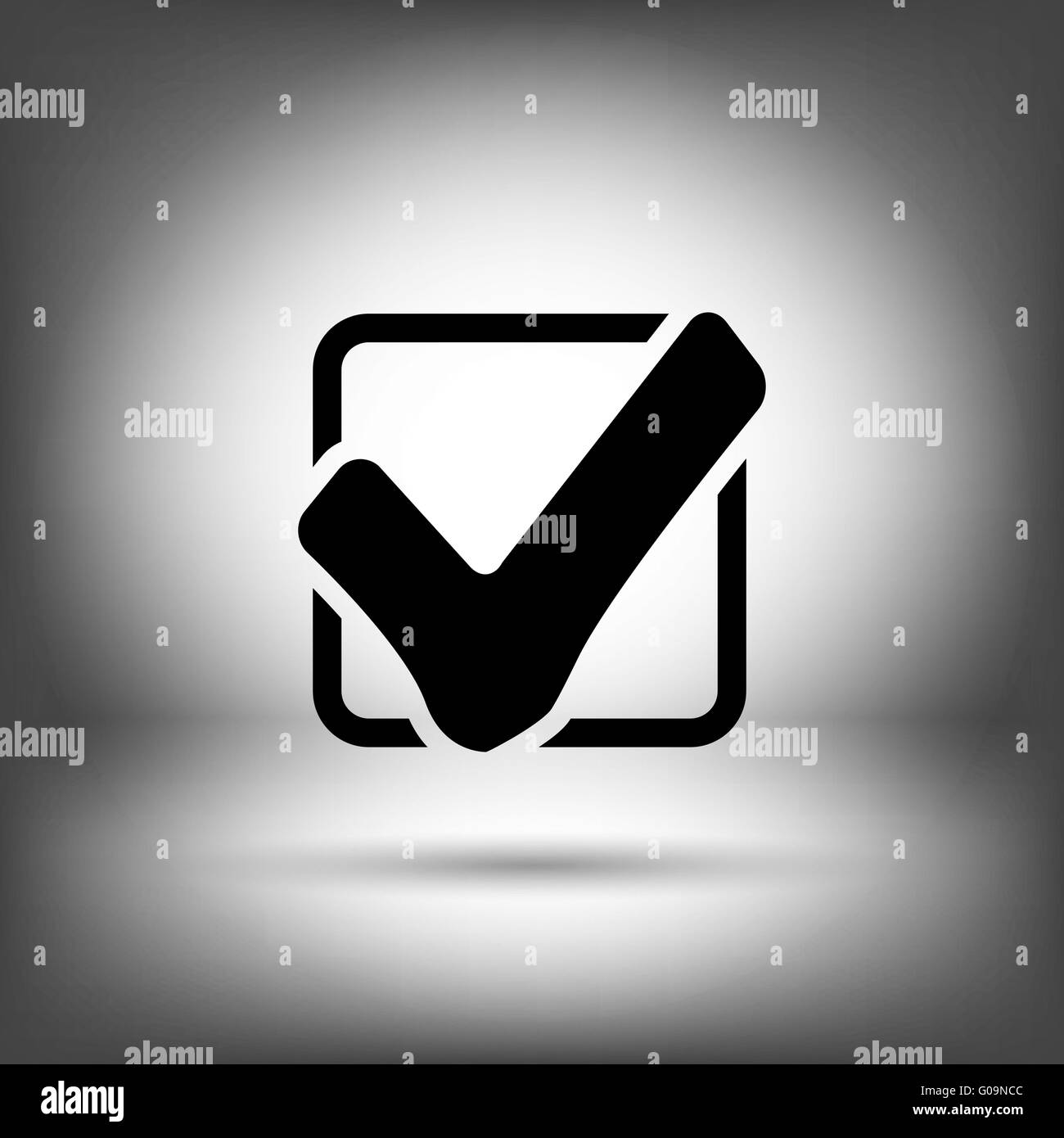 Pictograph of check mark Stock Vector Image & Art - Alamy