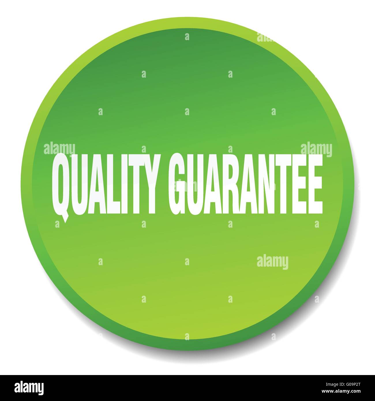 quality guarantee green round flat isolated push button Stock Vector ...