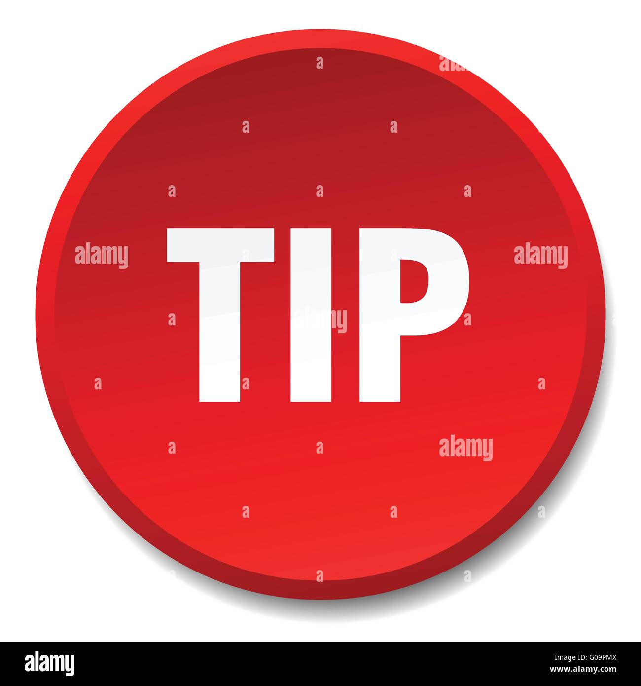 tip red round flat isolated push button Stock Vector Image & Art - Alamy