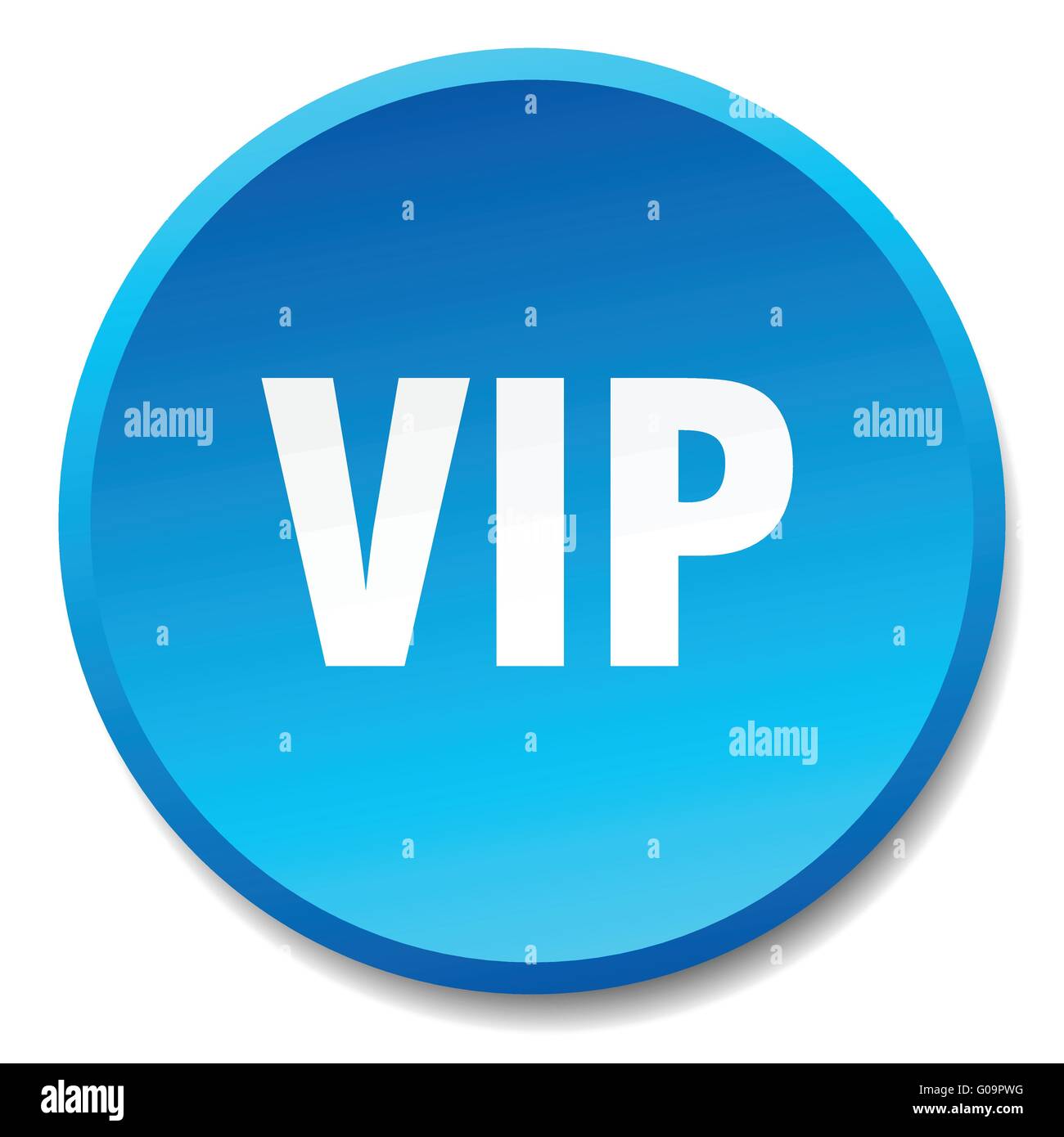 vip blue round flat isolated push button Stock Vector Image & Art - Alamy