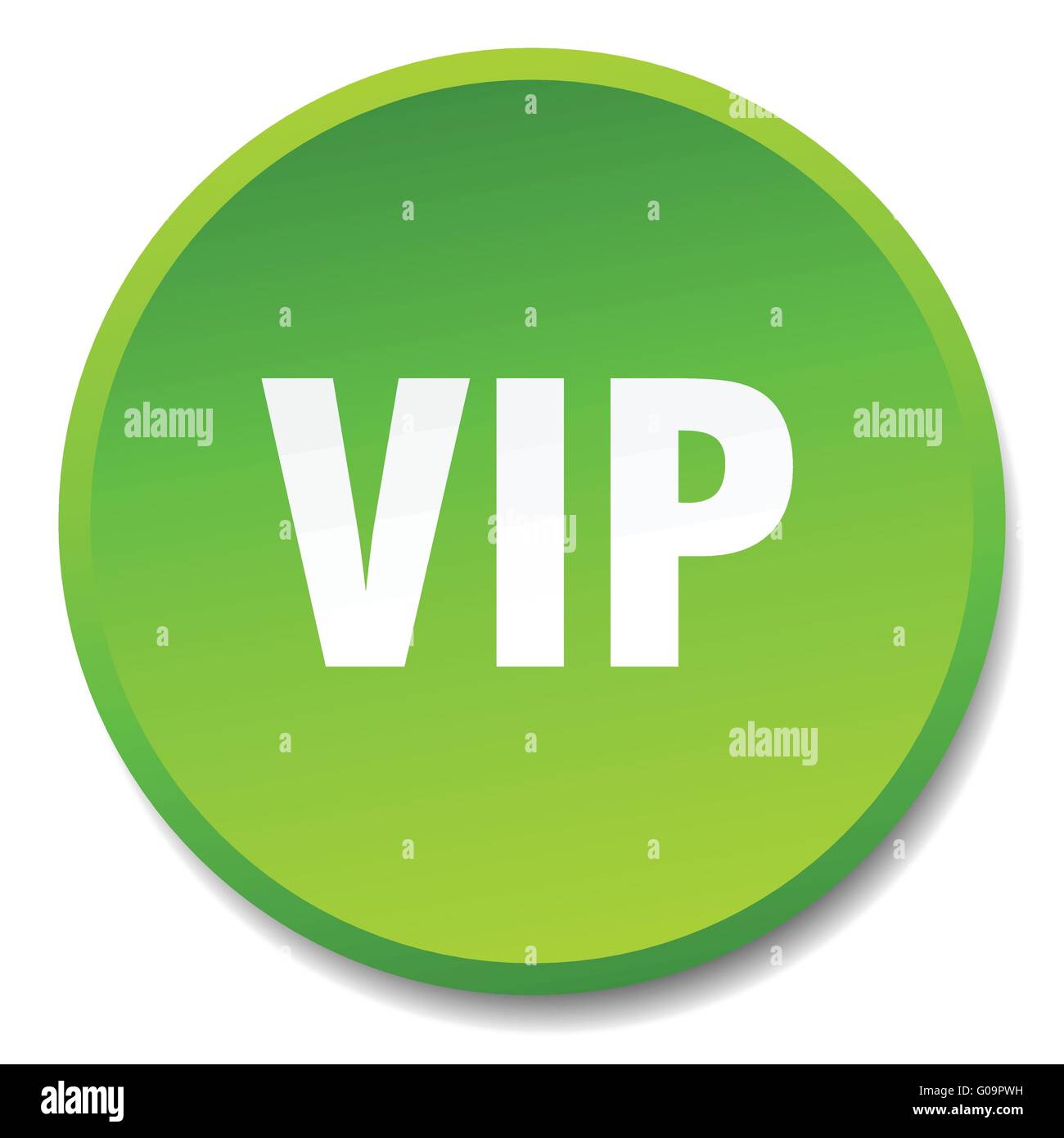 vip green round flat isolated push button Stock Vector Image & Art - Alamy