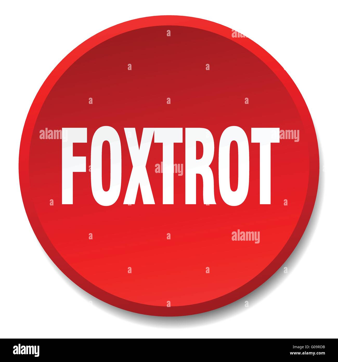 foxtrot red round flat isolated push button Stock Vector Image & Art - Alamy