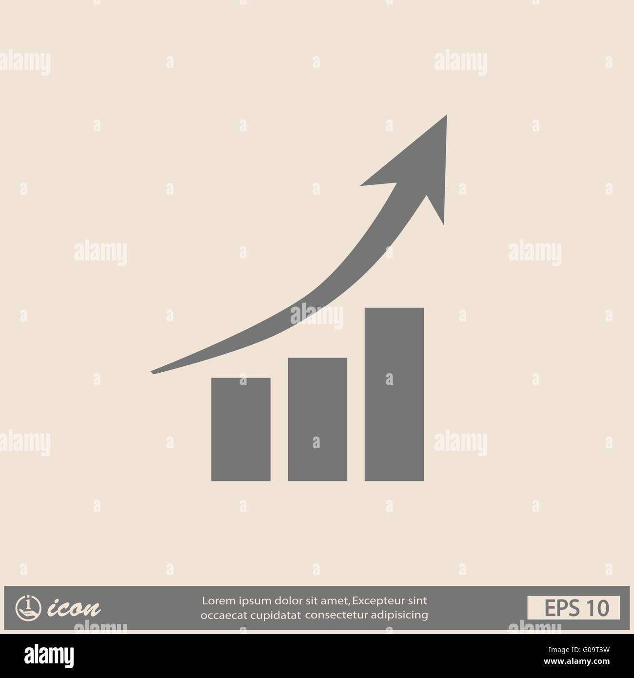 Pictograph of graph Stock Vector Image & Art - Alamy