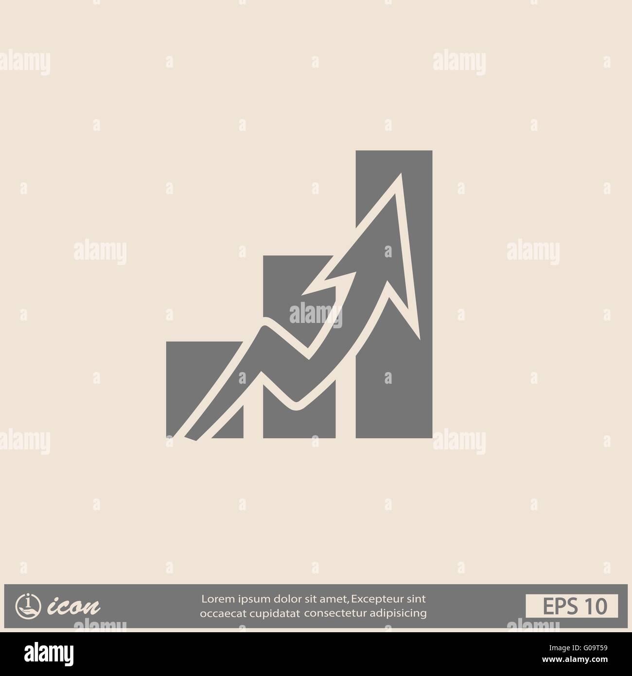 Pictograph of graph Stock Vector Image & Art - Alamy