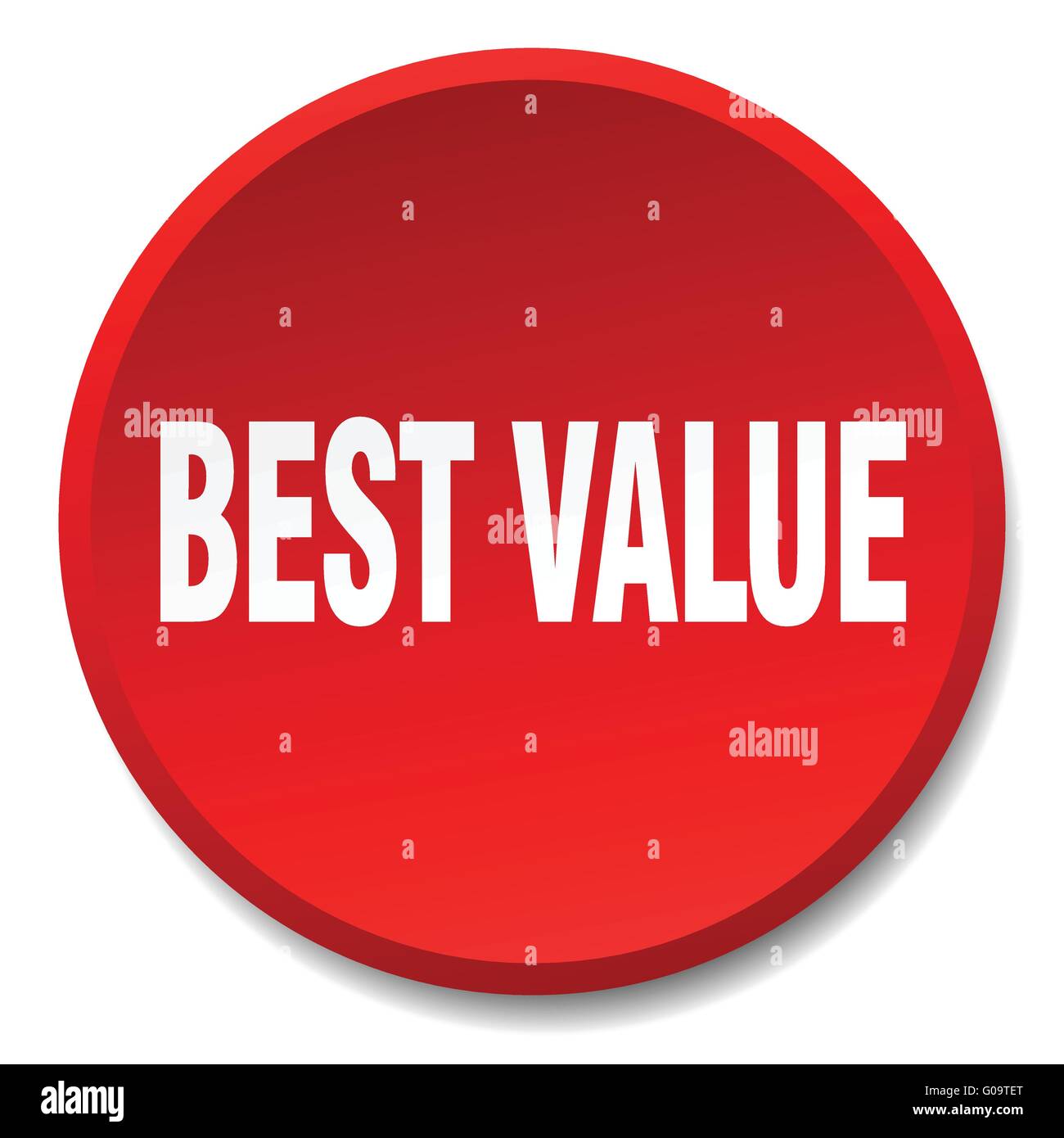 best value red round flat isolated push button Stock Vector Image & Art - Alamy
