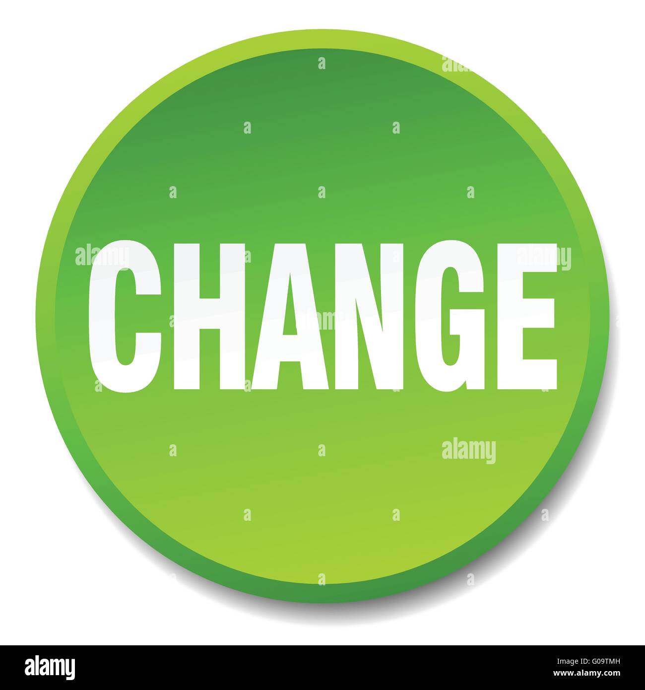 change green round flat isolated push button Stock Vector Image & Art ...