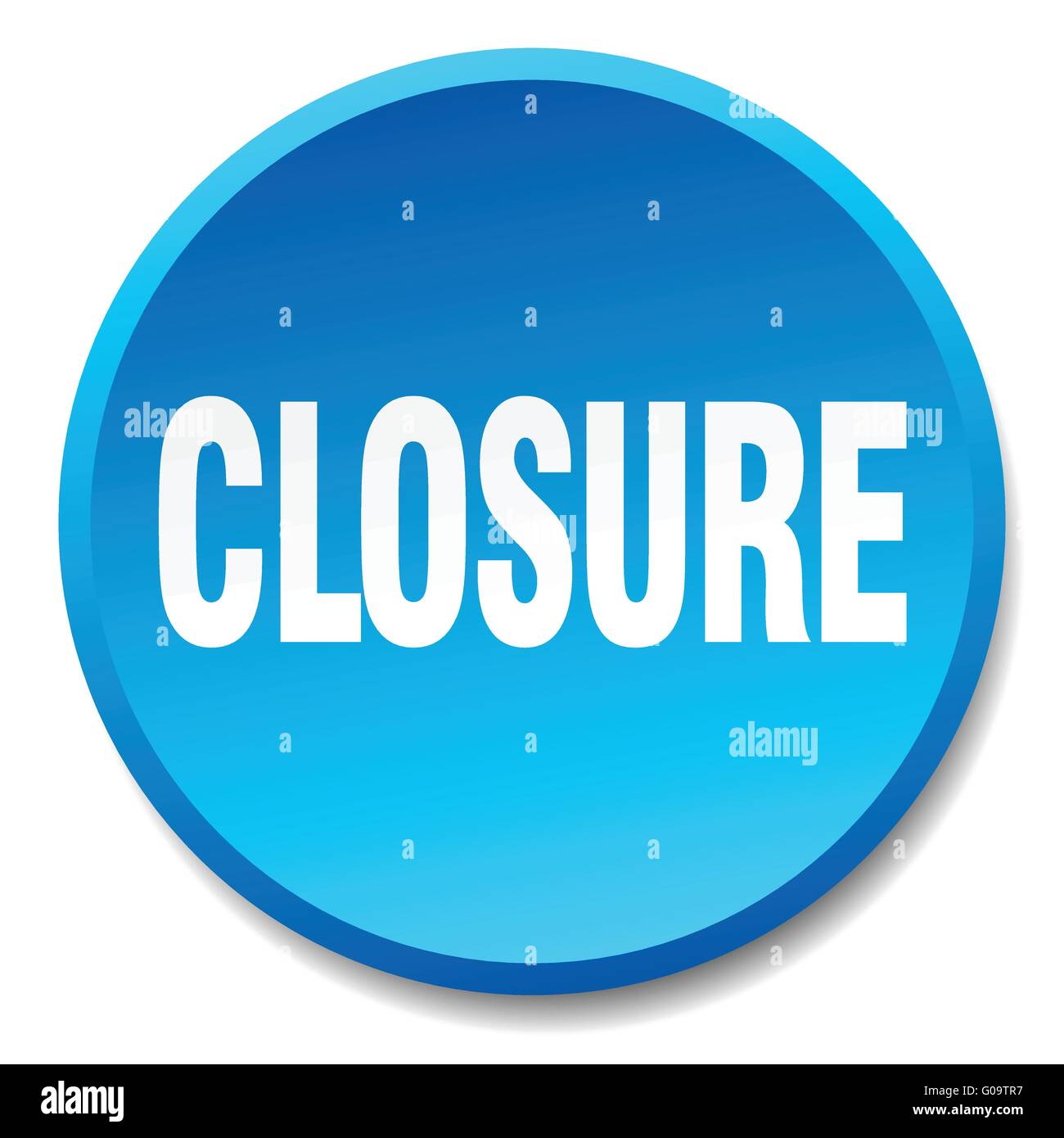 closure blue round flat isolated push button Stock Vector Image & Art - Alamy