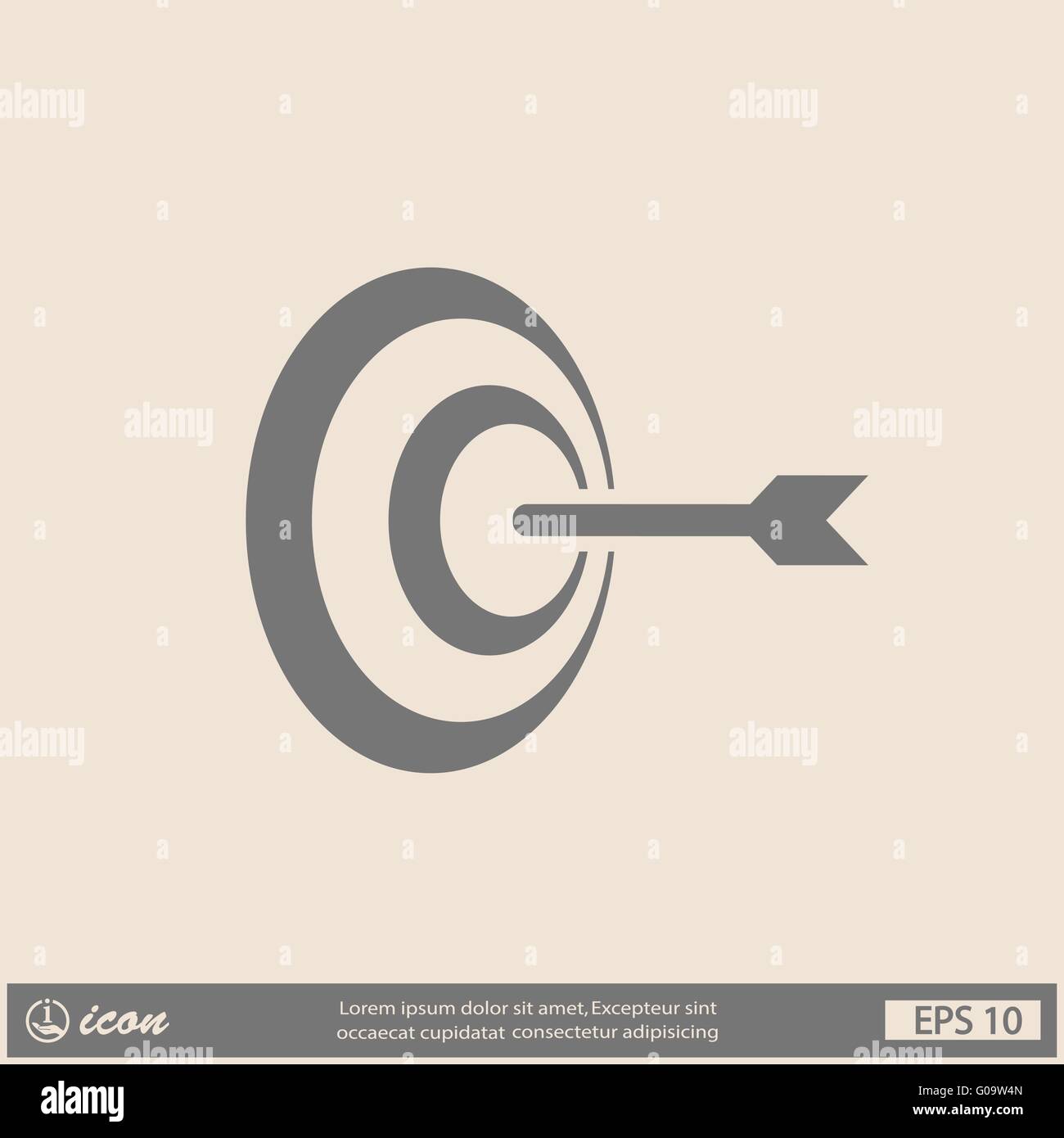 Pictograph of target Stock Vector Image & Art - Alamy