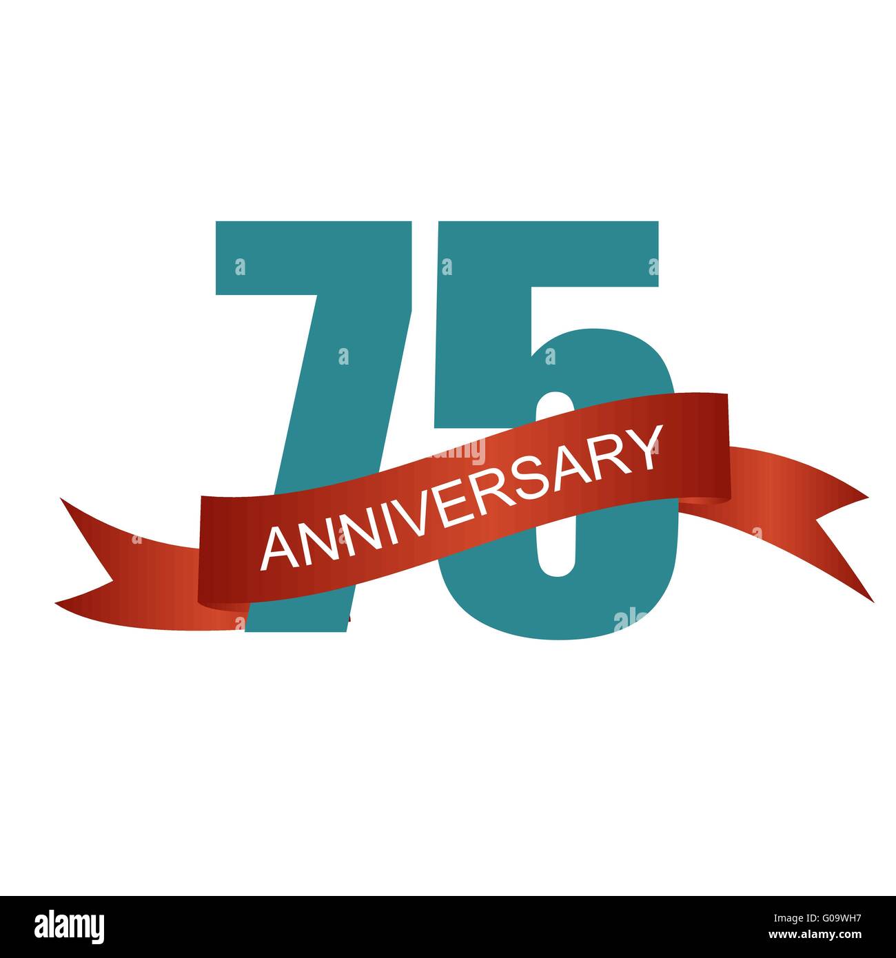 Jubilee 75 years Stock Vector Images - Alamy