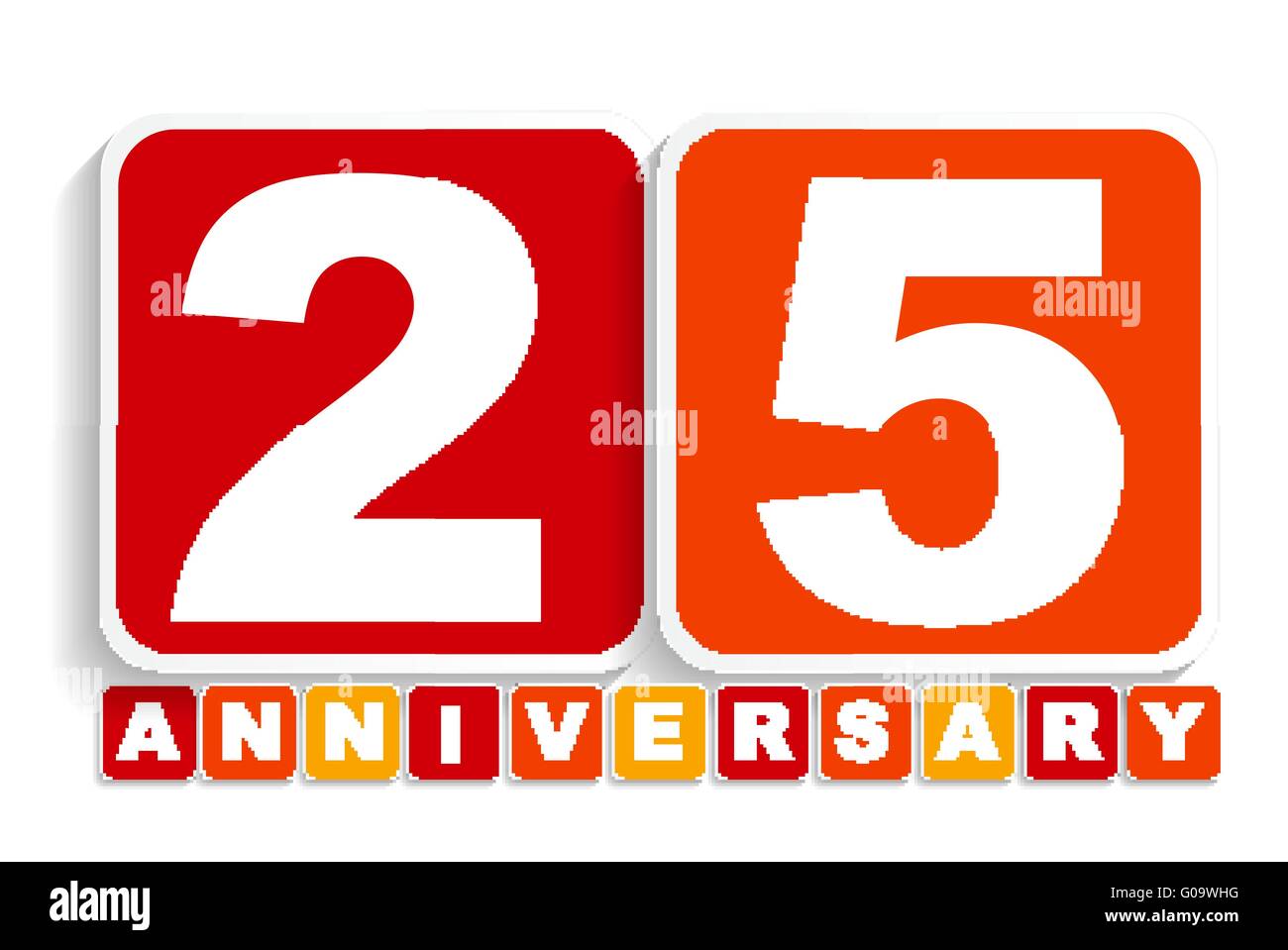 Collection 25 anniversary Stock Vector Images - Alamy