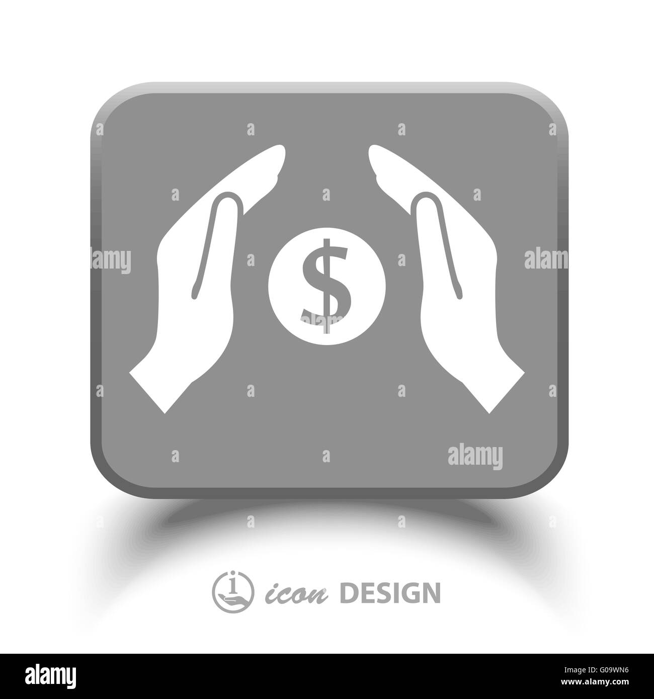 money in hand icon Stock Vector Image & Art - Alamy