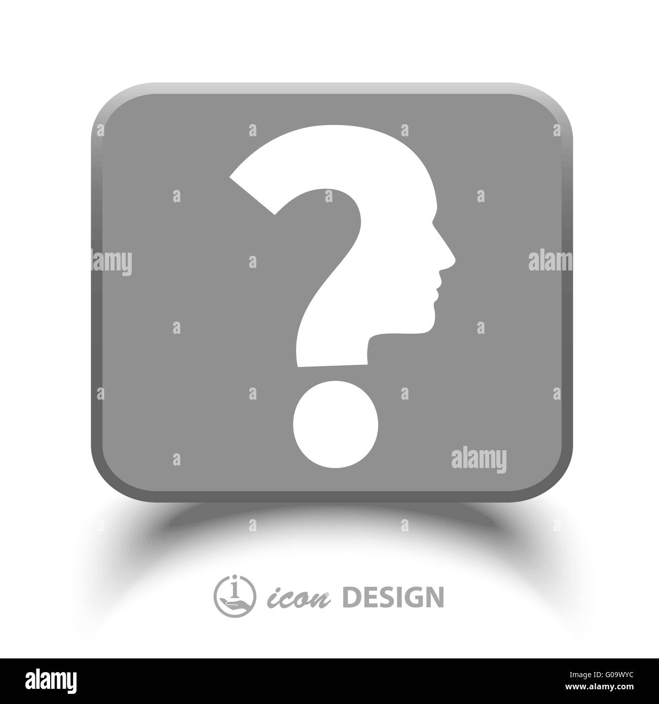question mark and man icon Stock Vector Image & Art - Alamy