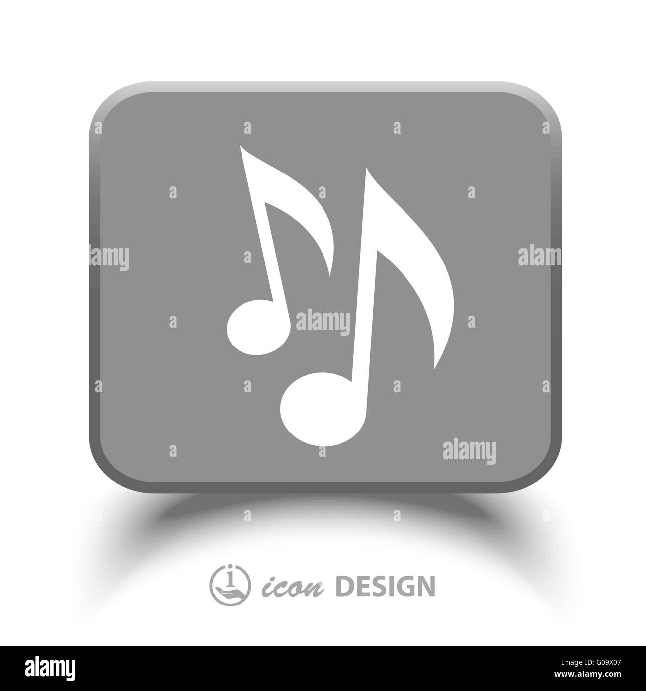 music note icon Stock Vector Image & Art - Alamy