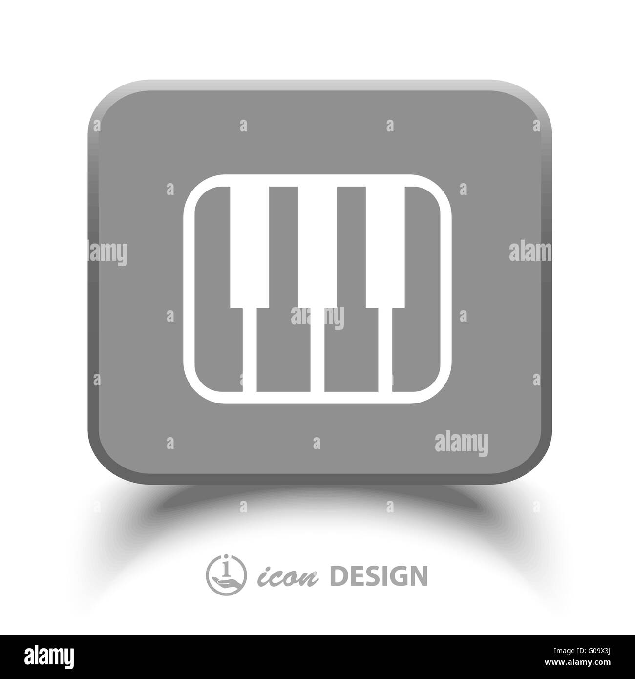 music keyboard icon Stock Vector Image & Art - Alamy