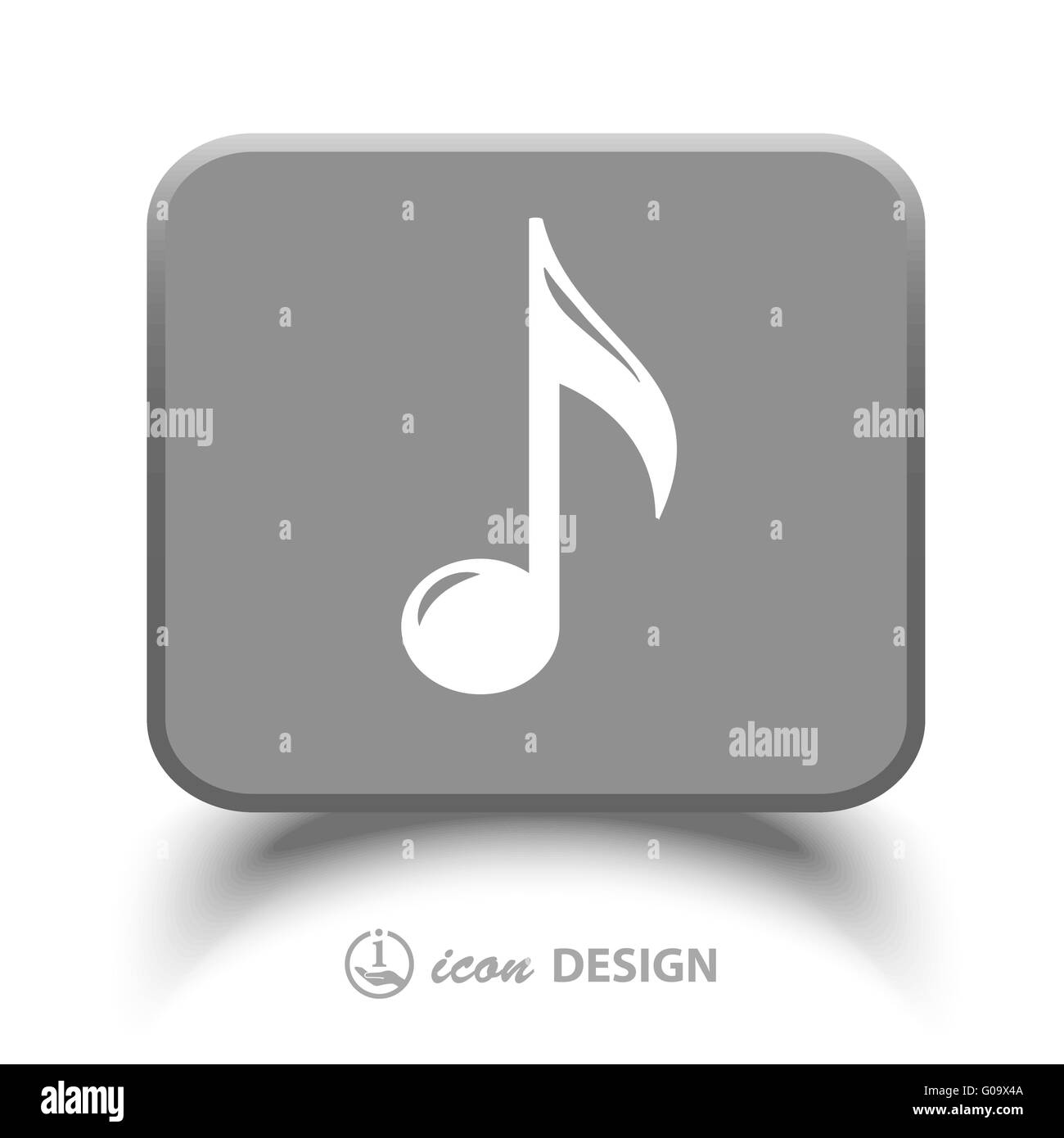 music note icon Stock Vector Image & Art - Alamy