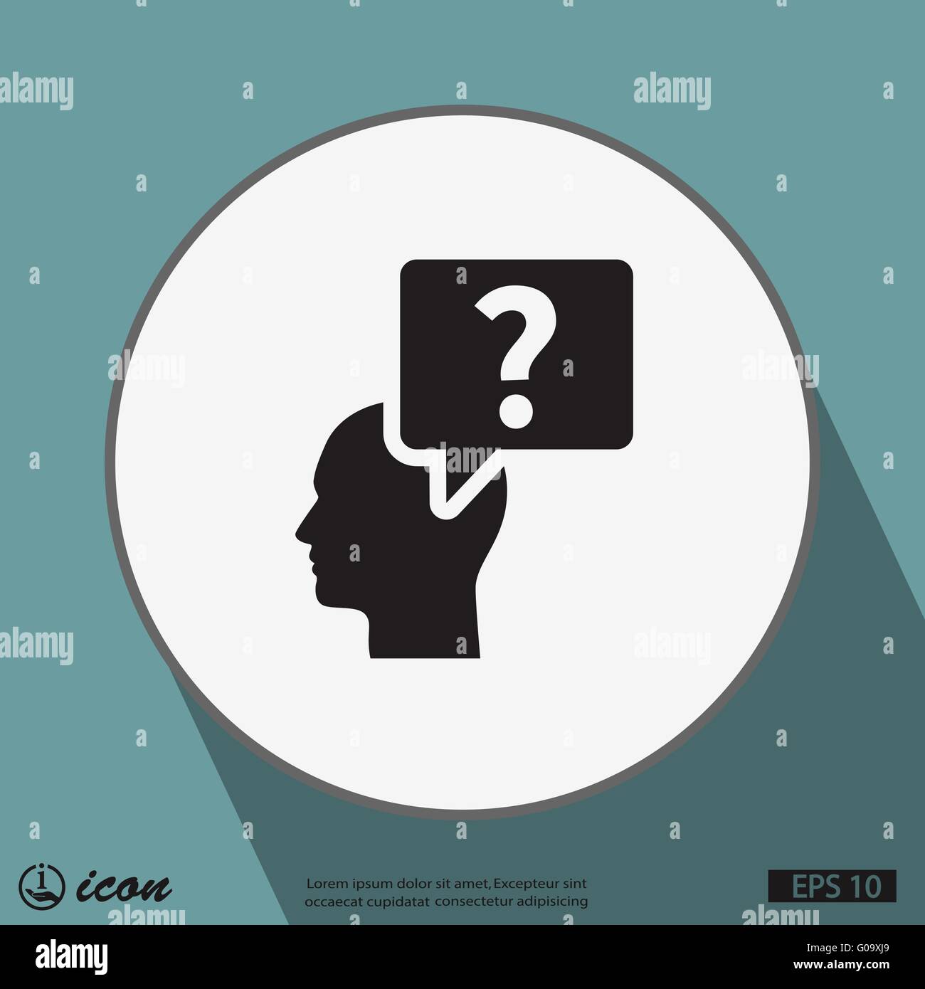 question mark and man icon Stock Vector Image & Art - Alamy